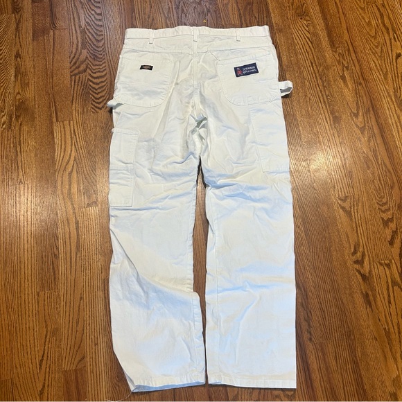 Dickies | Pants | Dickies White Carpenter Painter Pants 38x32 Sherwin ...